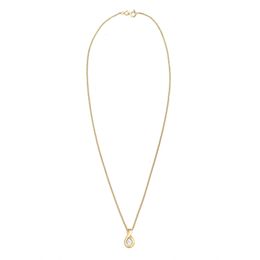 Elli Premium Kette 'Infinity' Damen Gr&ouml;&szlig;e 45 gold / transparent
