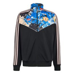 adidas Performance Sportjacke 'Manchester United Stone Roses' Herren Gr&ouml;&szlig;e S royalblau / schwarz / wei&szlig; / offwhite