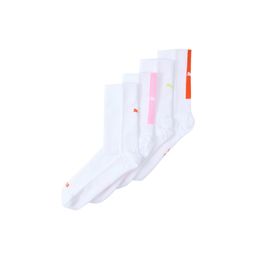 Puma Socken Damen Gr&ouml;&szlig;e 35/38 rosa / rot / wei&szlig;