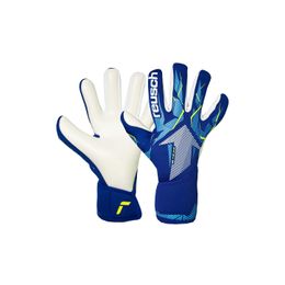 Reusch Damen Torwarthandschuhe "Fastgrip Advance", blau, Gr. 9, 51% Polyester, 45% Latex, 4% Polyamid, Handschuhe, mit starkem Grip