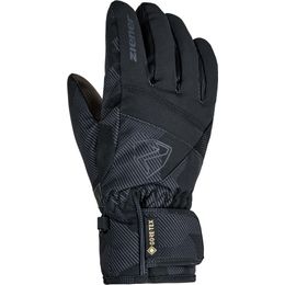 Ziener M&auml;dchen Skihandschuhe "LEIF-Z GORE-TEX JUNIOR", schwarz, Gr. 6, Polyester, Handschuhe, wasserdicht, winddicht, atmungsaktiv, warm