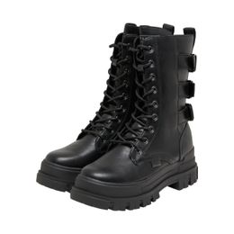 Buffalo Damen Stiefel "Buffalo ASPHA LACE UP BOOT MB - VEGAN NAPPA", Gr. 41schwarz, Polyurethan, unifarben, Schuhe