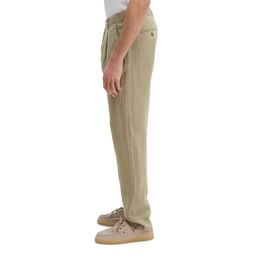 Marc O'Polo MARC O'POLO Herren Chinohose "mit elastischem Bund"charleston gray, Gr. 29, unifarben, Obermaterial: 100% Leinen, Hosen