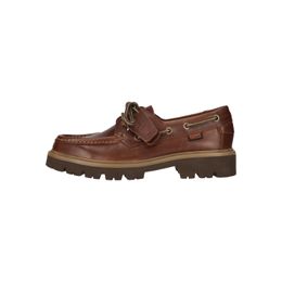 Clarks Damen Schn&uuml;rschuh "Cleyhill Boat", Gr. 40, braun, Leder, Schuhe, mit XTRALITE-Sohle