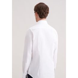 Seidensticker Herren Businesshemd "Schwarze Rose", wei&szlig;, Gr. S, unifarben, 100% Baumwolle, Hemden, Slim 1/1 Kentkragen Uni