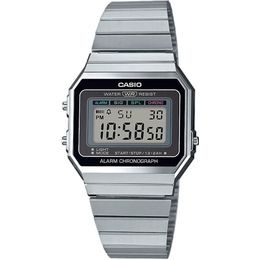 CASIO VINTAGE Digitaluhr Damen Gr&ouml;&szlig;e One Size schwarz / silber