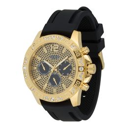 Guess Uhr 'MAJESTIC' Herren Gr&ouml;&szlig;e One Size gold / schwarz