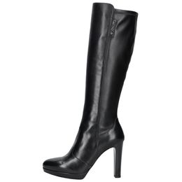 Nero Giardini Damen High-Heel-Stiefel "Nero Giardini Stiefel Leder/Textil", Gr. 40, schwarz, Leder, Textil, Schuhe