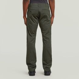 G-Star Raw G-STAR Herren Chinohose "Mosa Straight Chino", gr&uuml;n, Gr. 30, unifarben, Web, Obermaterial: 97% Baumwolle, 3% Elasthan, Hosen, mit geradem Bein