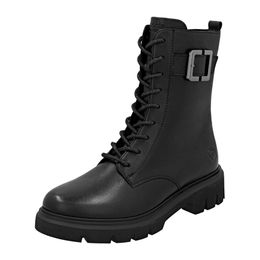 Remonte Damen Schn&uuml;rstiefelette "Remonte Stiefelette Leder", Gr. 38, schwarz, Leder, Schuhe