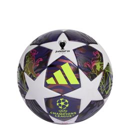 adidas Performance Ball 'UEFA Champions League Final League' Jungen Gr&ouml;&szlig;e XXXS gelb / dunkellila / pink / wei&szlig;