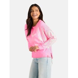 LIEBLINGSST&Uuml;CK LIEBLINGSST&Uuml;CK Damen Sweatshirt "SkipL"neon pink, Gr. XXL, bedruckt, Sweatware, Obermaterial: 80% Baumwolle, 20% Polyester, Sweatshirts, mit