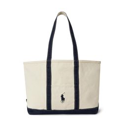 Polo Ralph Lauren Shopper Damen Gr&ouml;&szlig;e One Size creme / dunkelgr&uuml;n