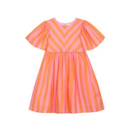 DANAMADE M&auml;dchen Sommerkleid "DANAMADE Dresses DLILOU"orange, Gr. 104, Obermaterial: 100% Polyester. Futter:100% Baumwolle, Kleider