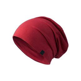 MSTRDS Beanie ' Jersey Beanie ' female Red size Onesize