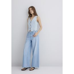 Mavi Damen Weite Jeans "SIENA", blau, Gr. 30, 100% Baumwolle, Jeans, Wide Leg Jeans