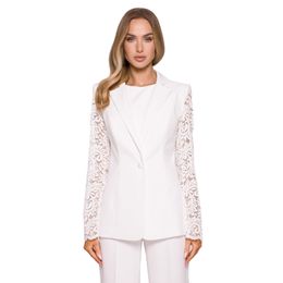numoco Blazer 'Gerda' Damen Gr&ouml;&szlig;e 40 wei&szlig;
