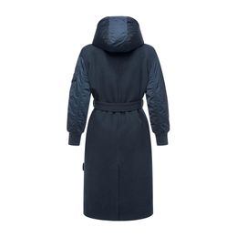 Marikoo Damen Winterjacke "Tjadee", blau, Gr. XS, Obermaterial: 90% Polyacryl, 8% Viskose, 2% Elasthan. Innenseite: 100% Polyester. Futter: 100%