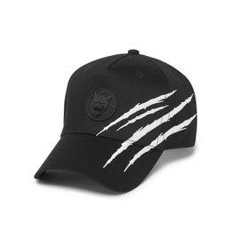 Plein Sport Cap 'Scratch' male Black size One Size