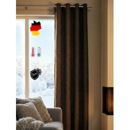 Vorhang WIRTH, B:132cm H:160cm, grau, Chenille, Polyacryl, Wohnzimmer, Gardinen, "Trondheim B"