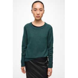 Vila Damen Rundhalspullover "VIRIL O-NECK L/S KNIT TOP - NOOS", rosa, Gr. L, meliert, unifarben, Feinstrick, Obermaterial: 50% Viskose, 27% Nylon,
