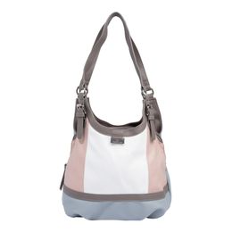 Tom Tailor Schultertasche 'Juna' Damen Gr&ouml;&szlig;e One Size rauchblau / taupe / altrosa / wei&szlig;