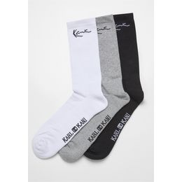 Karl Kani Socken Damen Gr&ouml;&szlig;e 39/42 grau / schwarz / wei&szlig;