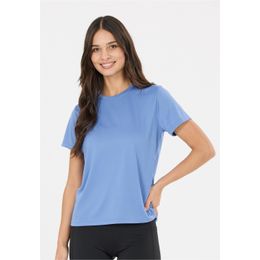 ENDURANCE ATHLECIA Funktionsshirt ATHLECIA "Rosalva V2", Herren, Gr. 38, aquablau, 100% Polyester, unifarben, normal, Rundhals, Shirts Funktionsshirt, atmungsaktiv