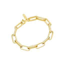 Giorgio Martello Milano Armband Damen Gr&ouml;&szlig;e 19 gold / transparent