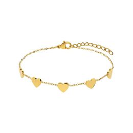 Lucardi Bracelet 'Herz' female Gold size Onesize