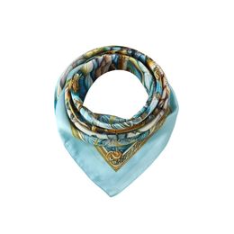 Alberto Cabale Schal 'Grand carr&eacute; de soie Spring Rope Zo&eacute;' Damen Gr&ouml;&szlig;e One Size blau