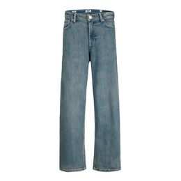 Jack & Jones Kinder Relax-fit-Jeans "JJIALEX JJORIGINAL AKM 308 SN JNR"blau denim, Gr. 164, JACK & JONES JUNIOR, Abriebeffekte, Denim/Jeans, Obermaterial: 100%