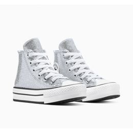 Converse M&auml;dchen Sneaker "CHUCK TAYLOR ALL STAR EVA LIFT", Gr. 30, silber, Textil, Schuhe