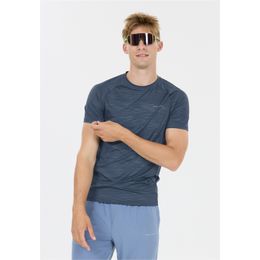 Endurance Herren Funktionsshirt "Tab"blau, Gr. S, bedruckt, 90% Polyester, 10% Elasthan, Shirts, atmungsaktiv