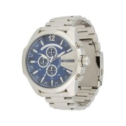 Diesel Analog Watch 'Mega Chief' male Silver size One Size