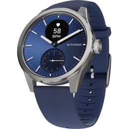 Withings Digitaluhr Herren Gr&ouml;&szlig;e One Size blau / silber