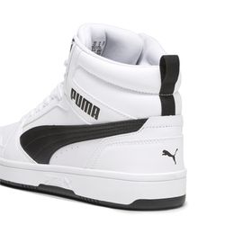 Puma Herren Sneaker "Rebound Sneakers Erwachsene", Gr. 37,5, schwarz-wei&szlig;, Obermaterial: Synthetik, Textil. Futter: Textil. Innensohle: Keine Angabe,