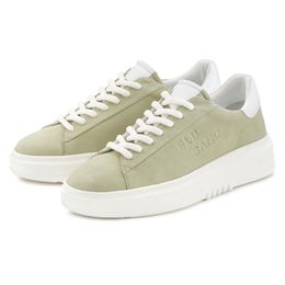 ELBSAND Damen Sneaker "Schn&uuml;rschuh, Turnschuh, Schn&uuml;rhalbschuh, Freizeitschuh, Ledersneaker", Gr. 38, gr&uuml;n, Obermaterial: 95% Ziegenleder, 5%
