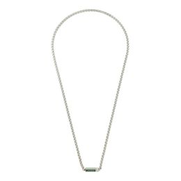 Lacoste Necklace 'SPELT' male Silver size One Size