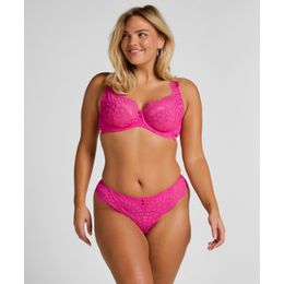 Hunkem&ouml;ller HUNKEM&Ouml;LLER Damen Hipster "Brazilian Daisy", Gr. Mrosa, 89% Polyamid, 11% Elasthan, Unterhosen