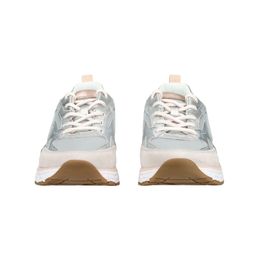 Gabor COMFORT Damen Sneaker "Gabor Comfort Sneaker Mesh", Gr. 37,5, silber, Textil, Schuhe