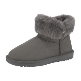 O`Neill O'NEILL Damen Schlupfboots "JENNER WOMEN MID", Gr. 37, grau, Textil, Schuhe, Winterboots, Snowboots, Winterschuhe, gef&uuml;ttert