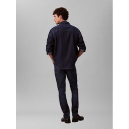 Herren Slim-fit-Jeans "JeansSLIM NOS", blau, Gr. 34, Calvin Klein Jeans, Denim/Jeans, Obermaterial: 98% Baumwolle, 2% Elasthan, Jeans, stone washed