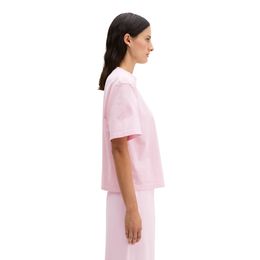 Marc O'Polo MARC O'POLO Damen T-Shirt "aus recycelter und Bio-Baumwolle"dried rose, Basic, Gr. XS, unifarben, Obermaterial: 100% Baumwolle, Shirts