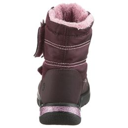 Ricosta Damen Winterstiefel "Garei WMS: normal", Gr. 26, lila, Lederimitat, Nylon, Textil, Glitzer, Schuhe, Snowboots mit Sympatex, Gr&ouml;&szlig;enschablone