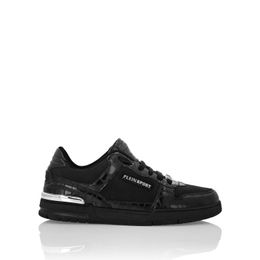 Plein Sport Damen Sneaker "Low-Top-Sneaker", Gr. 37, schwarz, Schuhe