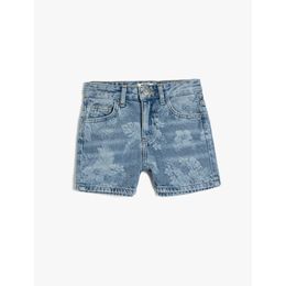 KOTON Shorts M&auml;dchen Gr&ouml;&szlig;e 146/152 blue denim