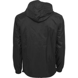 Urban Classics Herren Windbreaker "Urban Classics Herren Pull Over Windbreaker", schwarz, Gr. M, unifarben, 100% Polyamid, Jacken