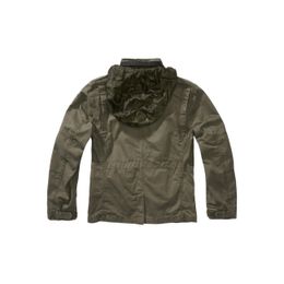Brandit Damen Allwetterjacke "Brandit Herren Kids Britannia Jacket", gr&uuml;n, Gr. 146, unifarben, 100% Baumwolle, Jacken