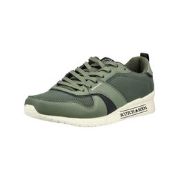 Scotch & Soda SCOTCH & SODA Herren Sneaker "Scotch & Soda Sneaker Lederimitat", Gr. 43dunkelgr&uuml;n, Lederimitat, Schuhe